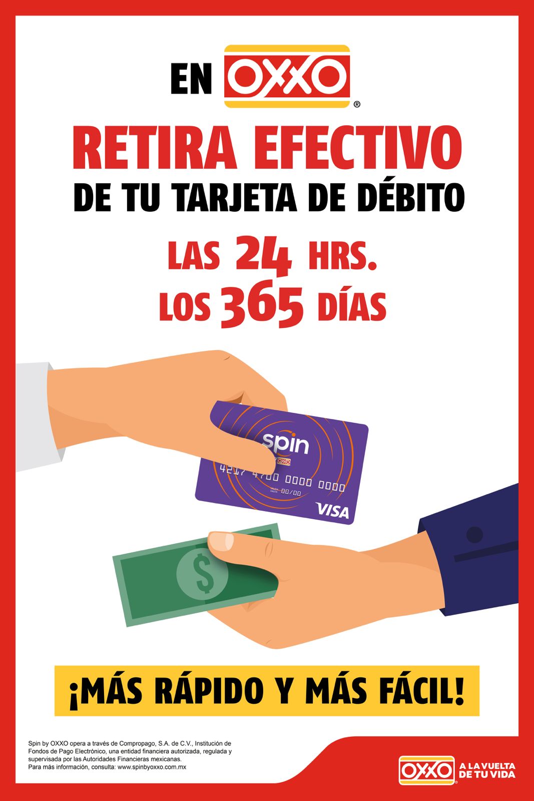 OXXO amplía a 24 horas el servicio de retiro de efectivo con tarjetas de débito - TransicionMX